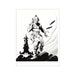 Spaceman Frank Frazetta B/w Vintage Fantasy UFO Alien - Etsy