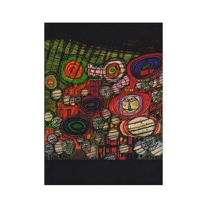 Friedensreich Hundertwasser Tree Tenants Do Not Sleep Circles Vibrant ...