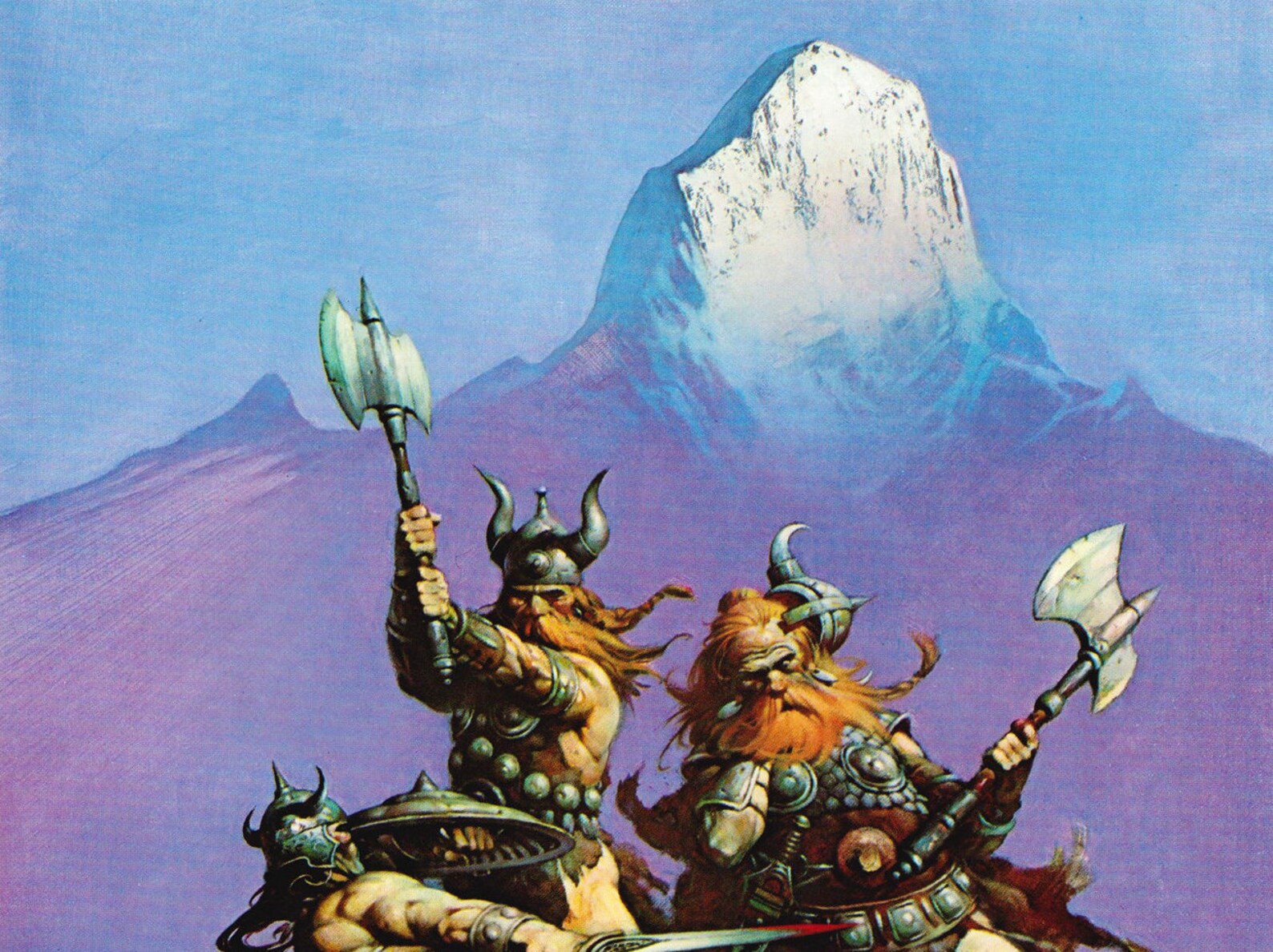 Snow Giants Frank Frazetta Vintage Dark Fantasy Print Art Sci | Etsy