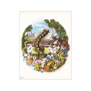 Centipede Piano Tune Alan Aldridge Quirky Fun Psychedelic Illustration ...