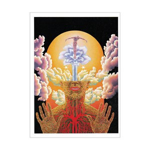 Psychedelic Illustration Center of the Cyclone Justin Todd Cover Art ...