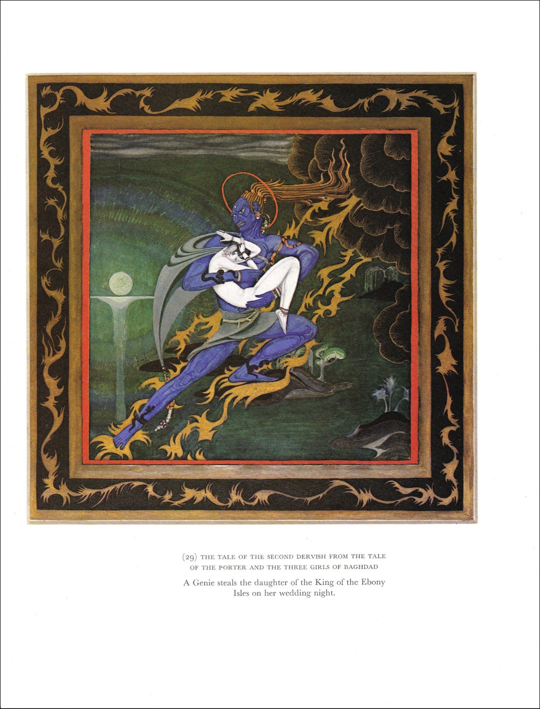 Kay Nielsen A Thousand and One Nights 1001 Vintage Illustration Folk ...