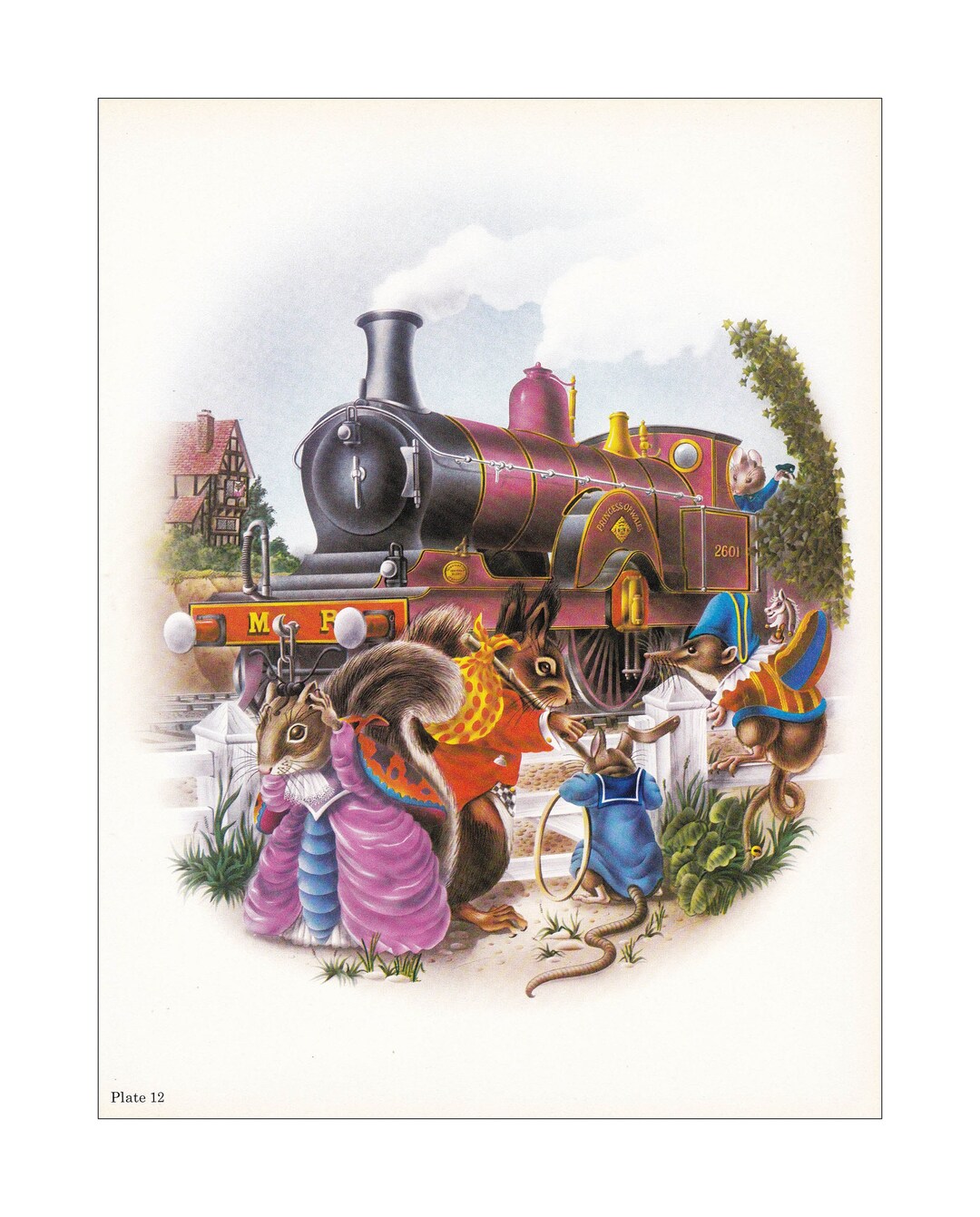 Rodents' Express Train Rat Shrew Mouse Alan Aldridge Quirky Fun ...