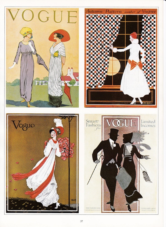 Vintage French Vogue Magazine Covers