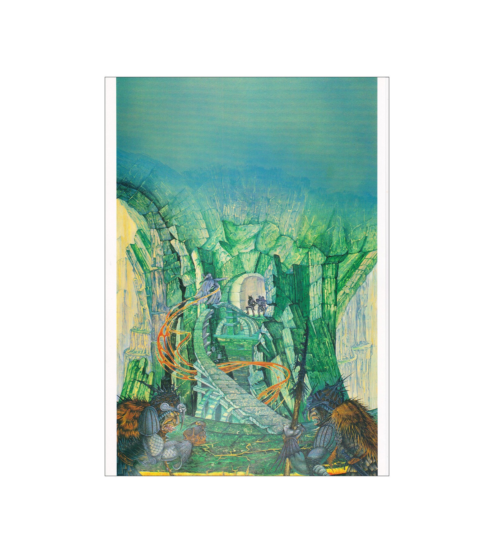 Tolkien Boromir Falls of Rauros Vintage Fantasy Cover Art - Etsy