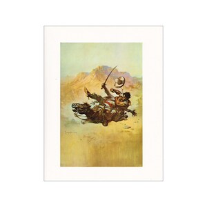 The Return of the Mucker Frank Frazetta Vintage Fantasy Art Print Sci ...