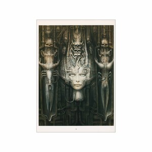 HR Giger Li Fantastic Biomechanical Art Biomechanoid Surrealistic Style ...