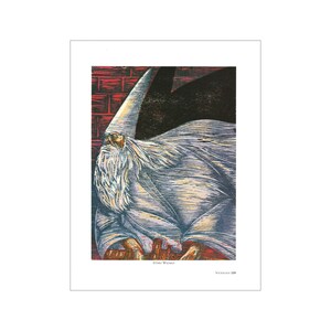 Istari Wizard print Tolkien vintage fantasy gift decor | Etsy