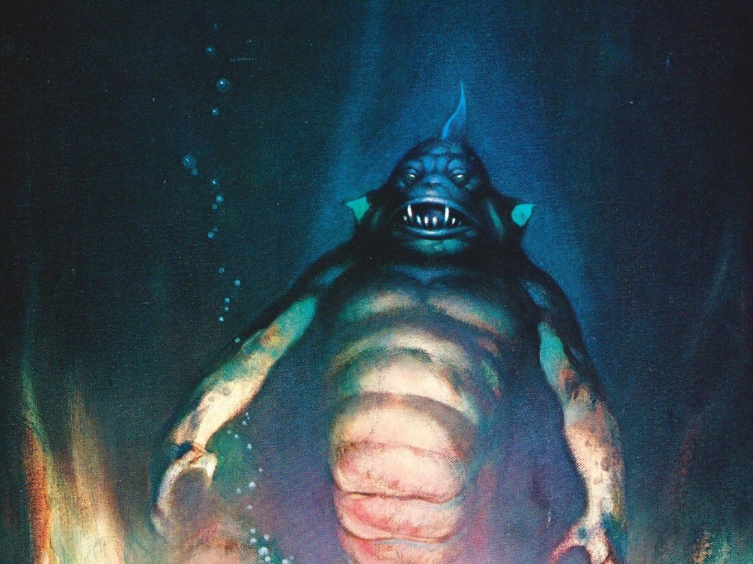Sea Monster Frank Frazetta vintage Fantasy art print Sci Fi | Etsy