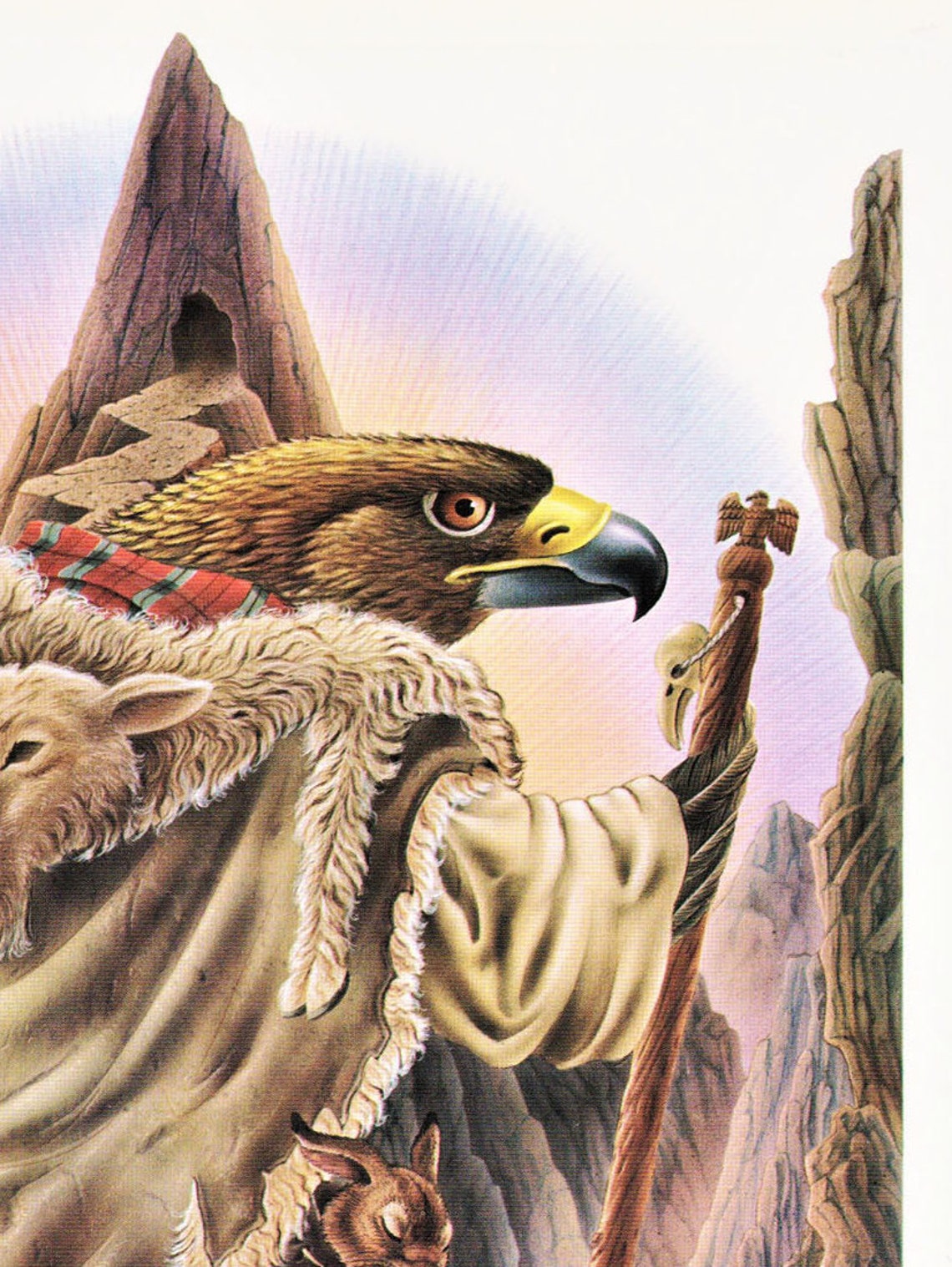 70's Eagle Bird of Prey Illustration Alan Aldridge - Etsy