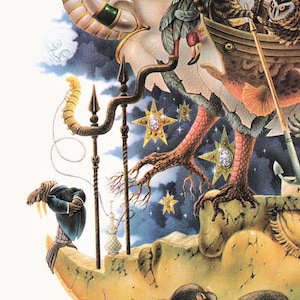 70's Dodo Bird Illustration Alan Aldridge Psychedelic Art Vintage Print ...