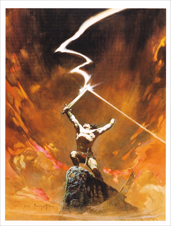 Conan The Barbarian Art Frazetta