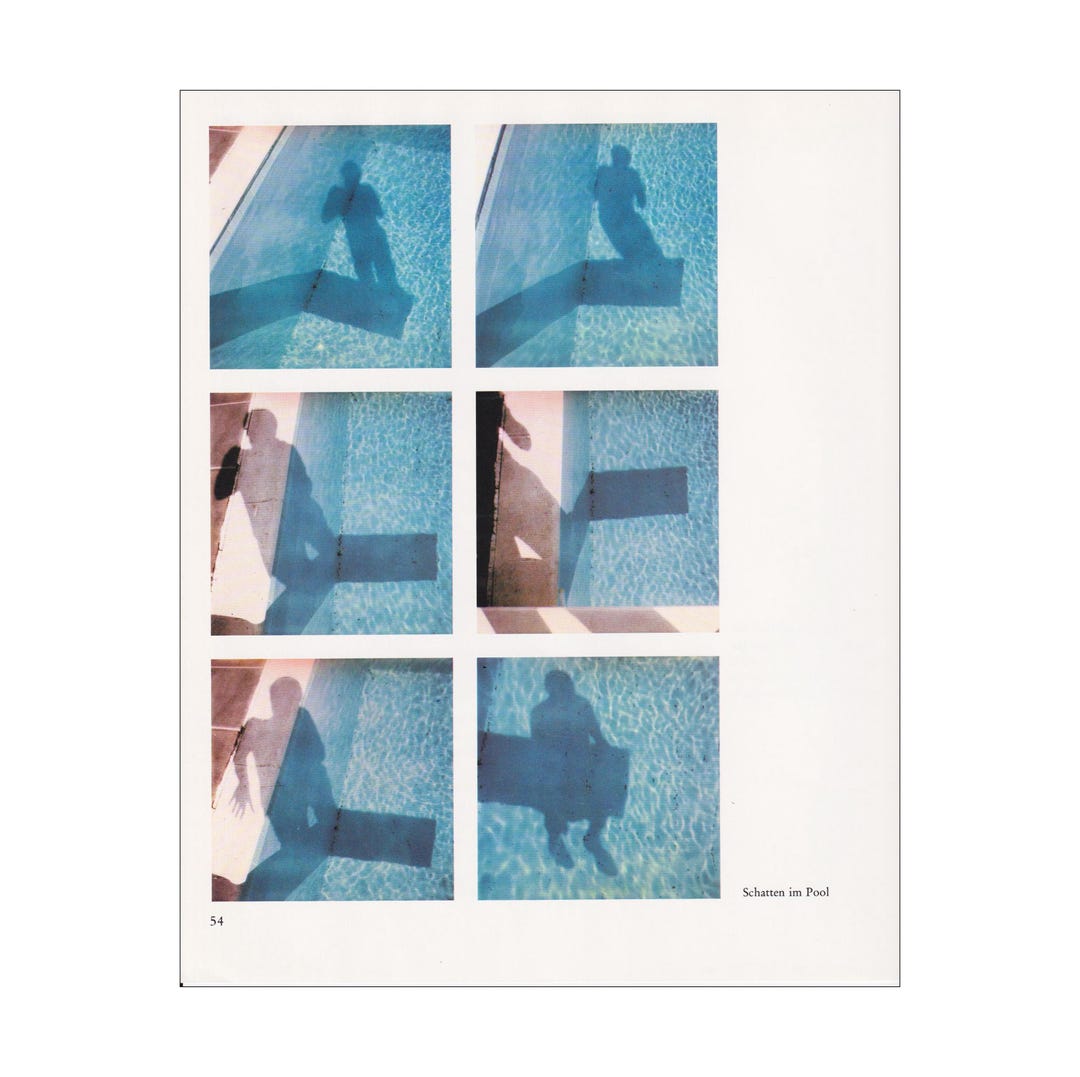 David Hockney Paper Pool Photos Studies Outdoor Swimming Diving Board ...