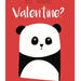 Panda Valentine's Day Cards PRINTABLE FILE .pdf - Etsy