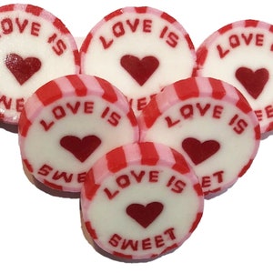 Approx 100 Pink Red Wedding Party Favour Individually Wrapped Rock ...