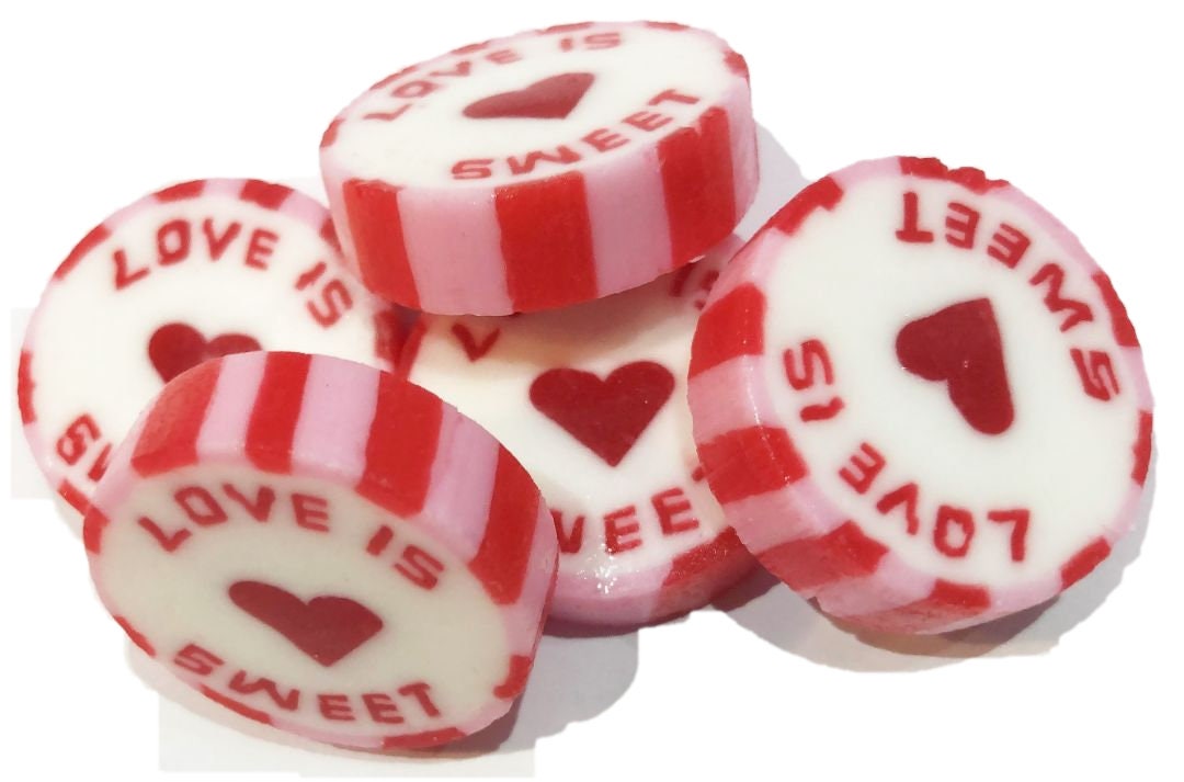 Approx 100 Pink Red Wedding Party Favour Individually Wrapped Rock ...