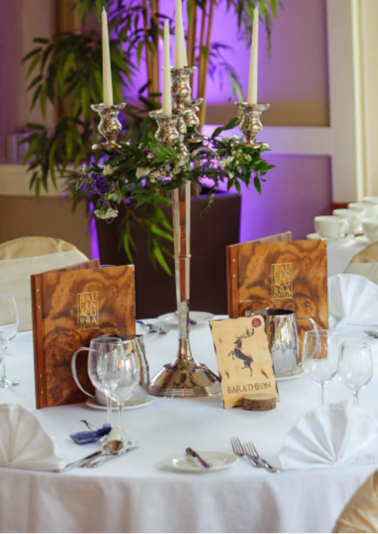 Game of Thrones Themed Wedding Table Décor, Wedding Table Placement ...