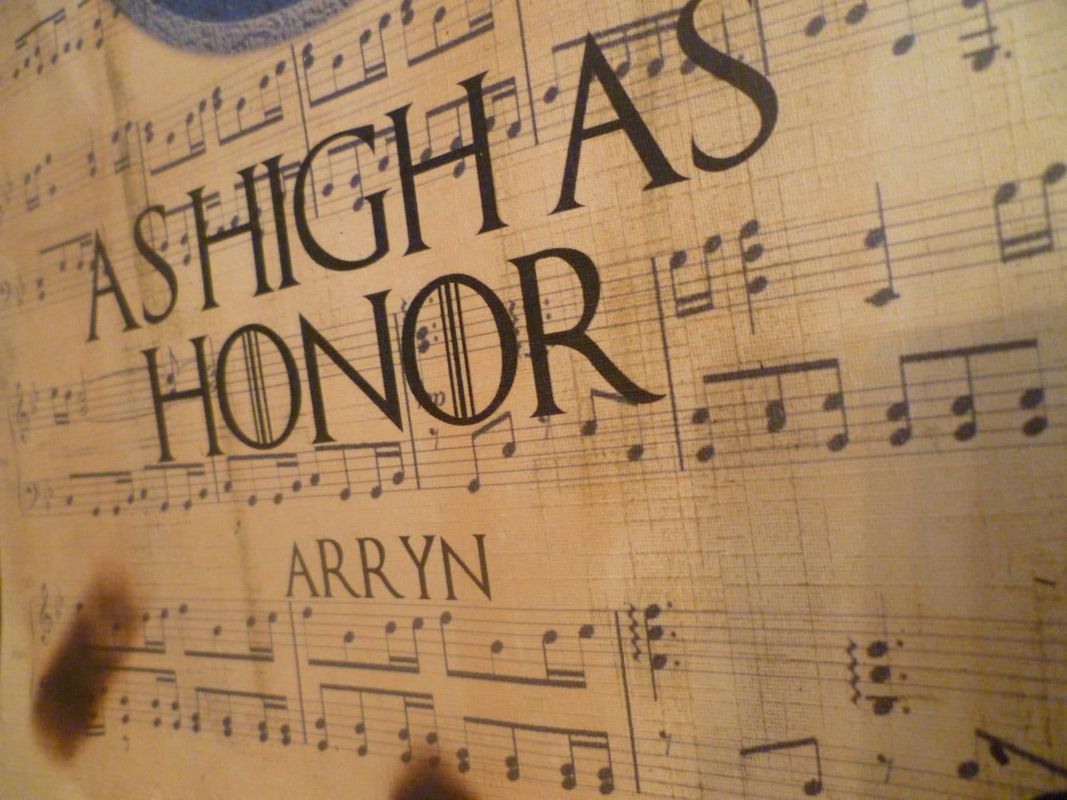 Game of Thrones House of Arryn Sigil With Moto Print on - Etsy