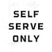 PDF Printable self Serve Only Instant Digital Download - Etsy