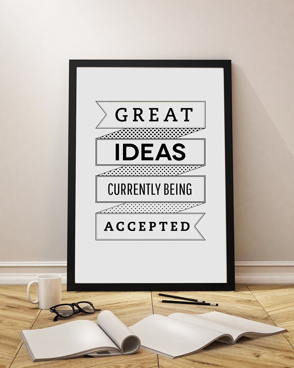 PDF Printable • "great Ideas Currently Being Accepted" • Instant ...