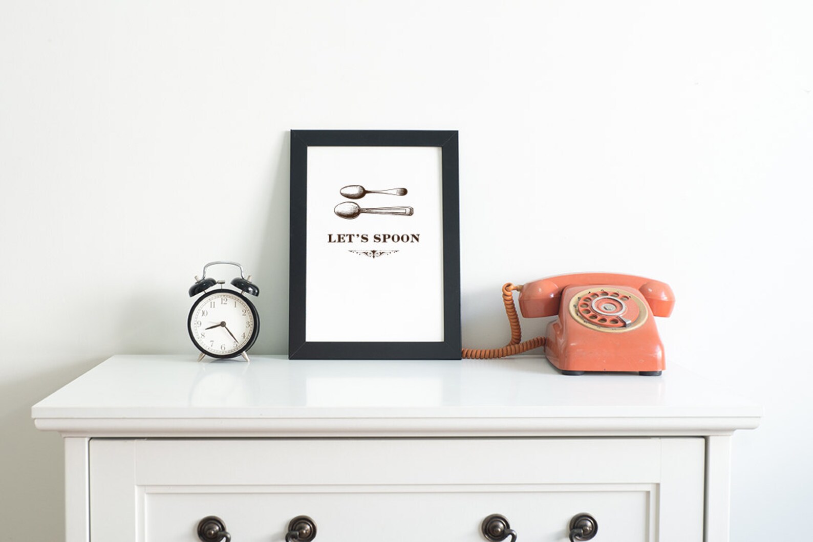 PDF Printable • "let's Spoon" • Instant Digital Download - Etsy
