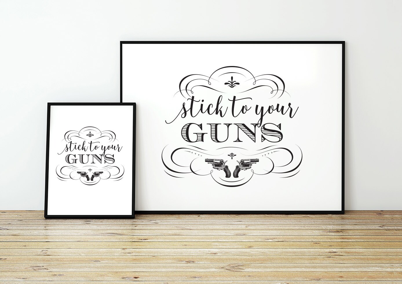 PDF Printable • "stick to Your Guns" • Instant Digital Download - Etsy