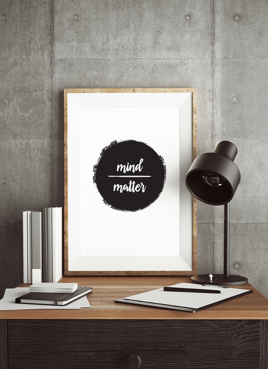 PDF Printable • "mind Over Matter" • Instant Digital Download - Etsy