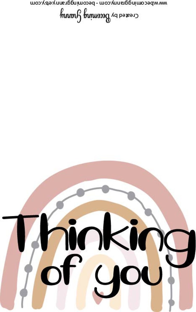 Printable Greeting Card PDF Digital Download Just - Etsy