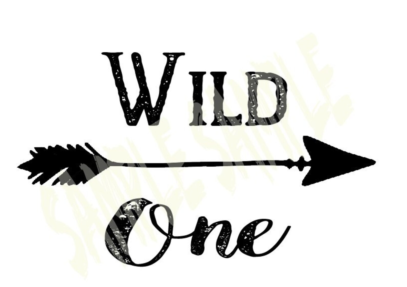 Wild One SVG Eps Dxf Png Files for Cutting Machines Like - Etsy