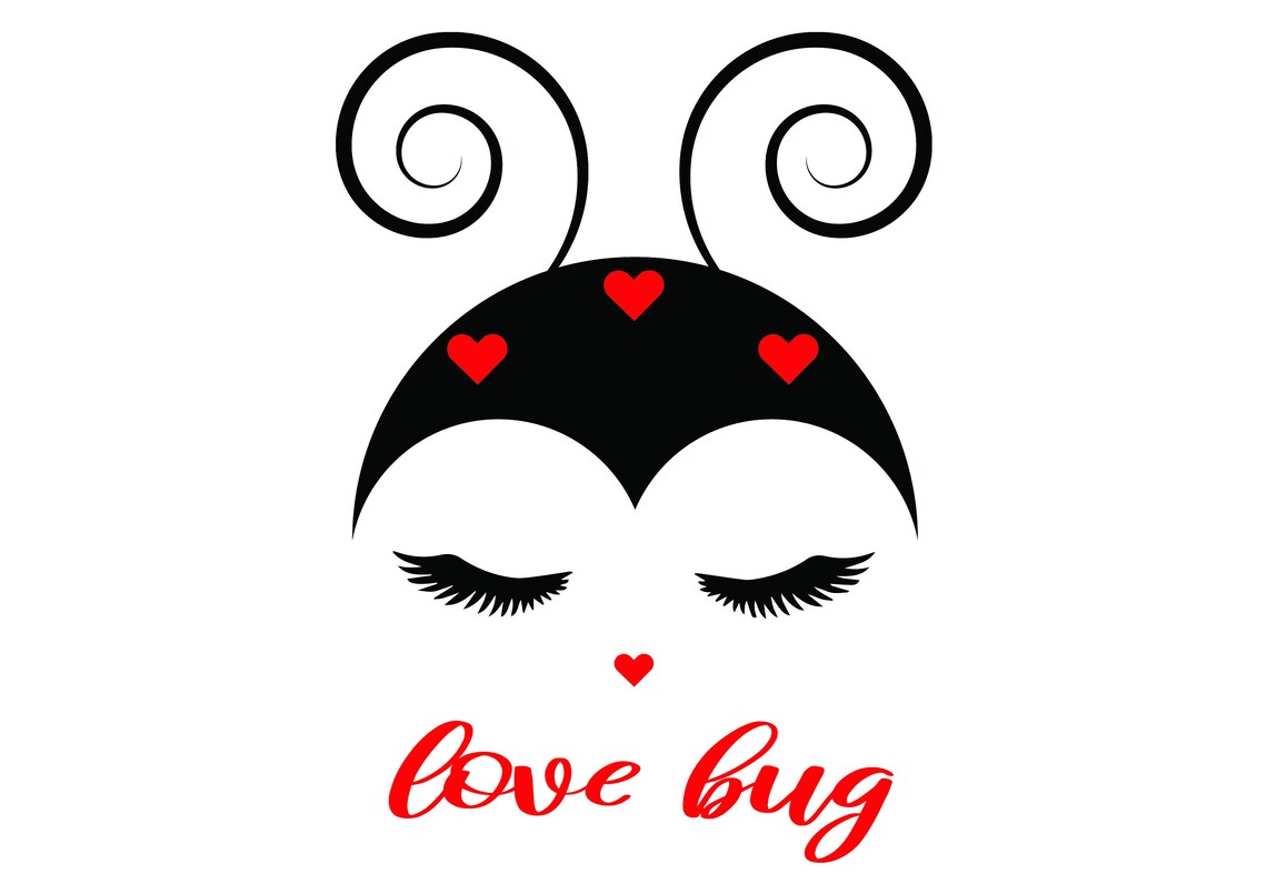 Love Bug Svg Sassy Svg Ladybug Svg Digital Download - Etsy