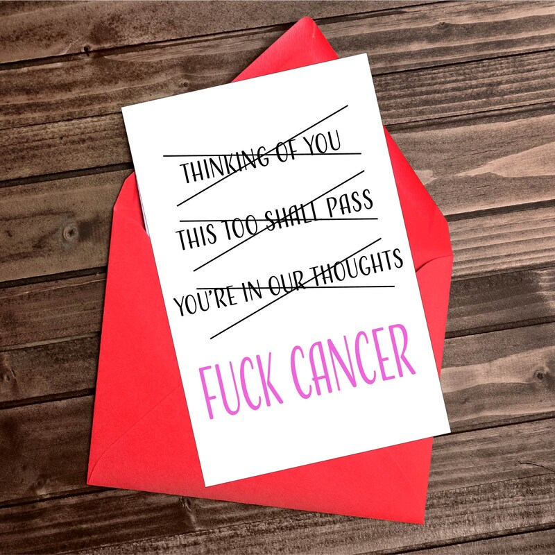 Breast Cancer Greeting Cards - Etsy