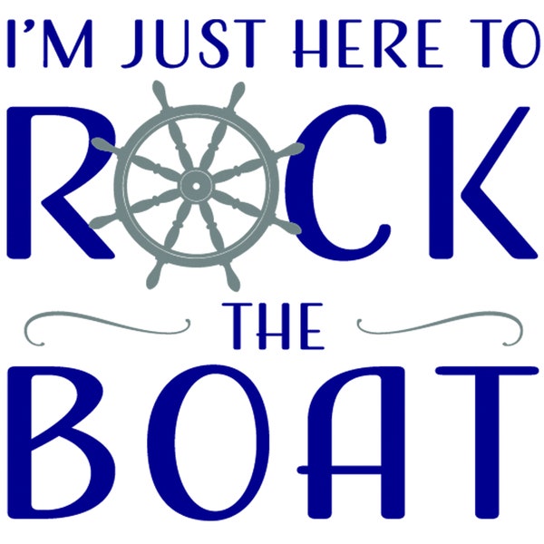 Rock the Boat Svg - Etsy