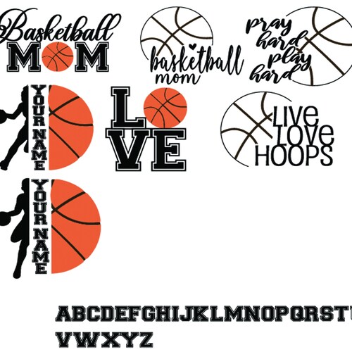 Basketball Bundle Svg Basketball Mom Svg Live Love Hoops - Etsy