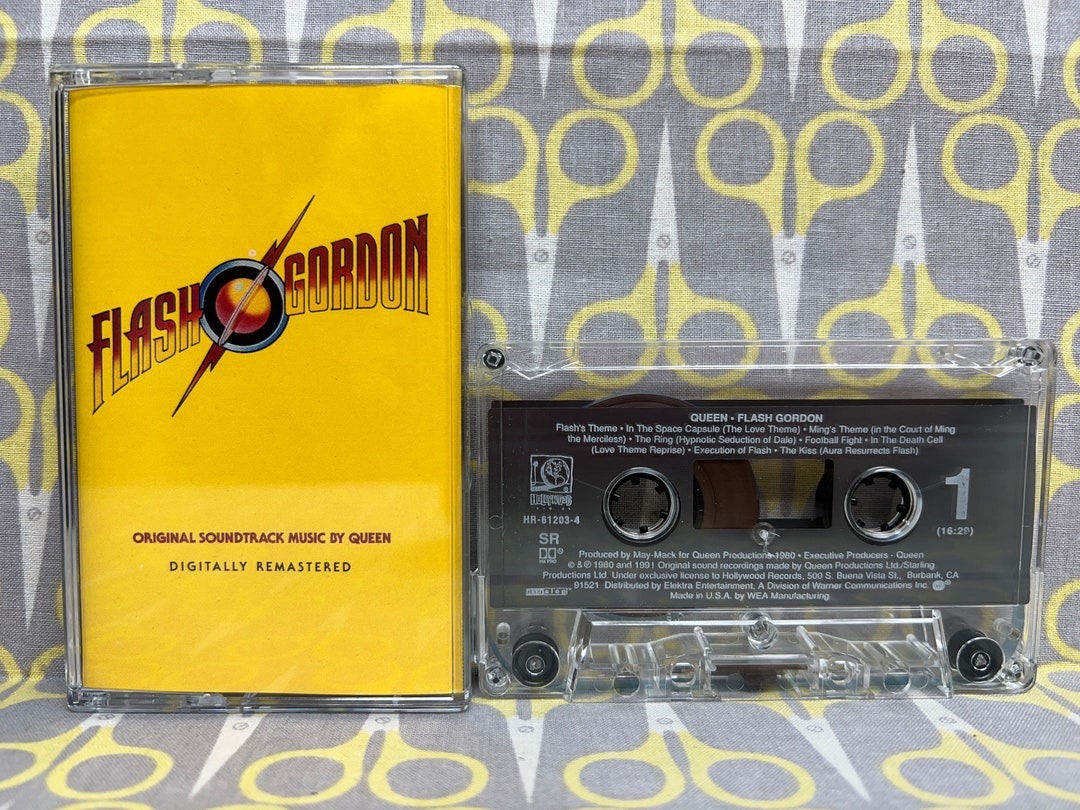 Colonna sonora di Flash Gordon di Queen Cassette Tape Colonna - Etsy Italia