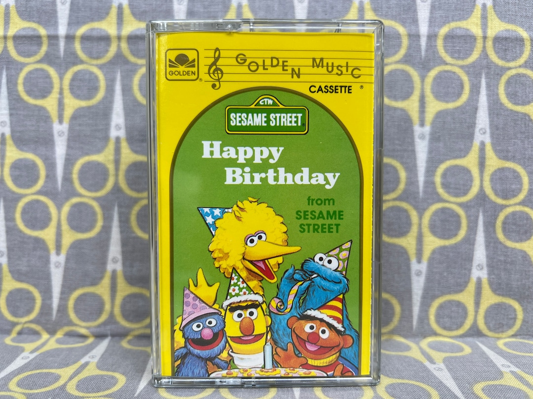 Happy Birthday From Sesame Street Cassette Tape Vintage Music - Etsy