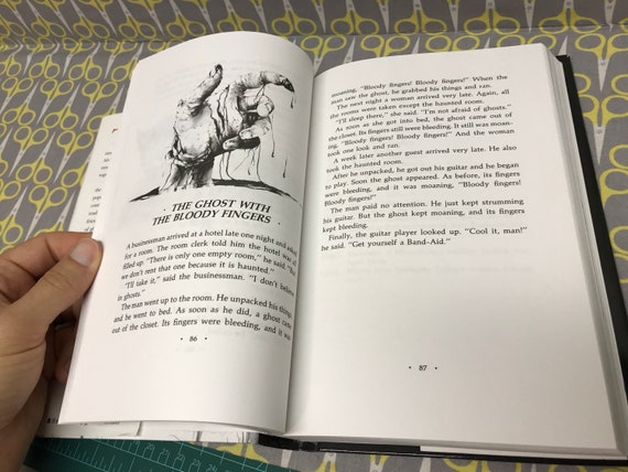 Scary Stories Treasury by Alvin Schwartz Hardcover Book Scary | Etsy