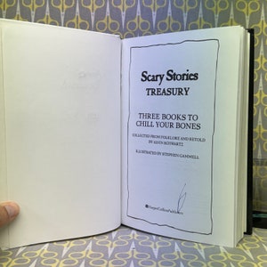 Scary Stories Treasury by Alvin Schwartz Hardcover Book Scary Stories ...