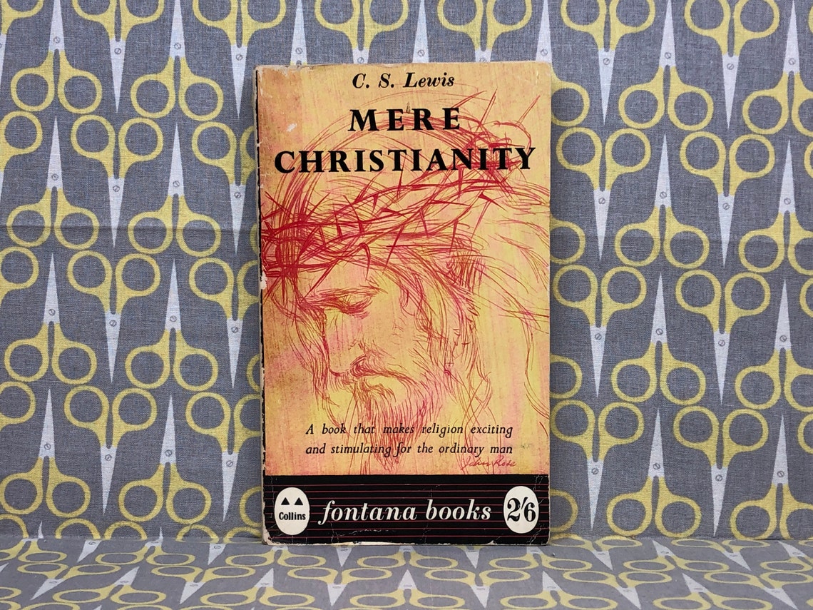 Mere Christianity by C.S. Lewis paperback book vintage | Etsy