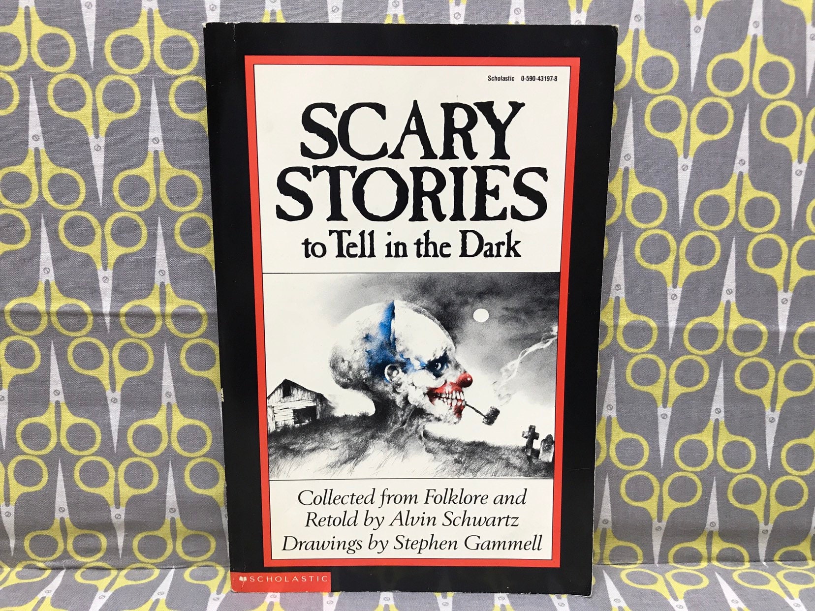 Scary Stories to Tell in the Dark by Alvin Schwartz paperback | Etsy