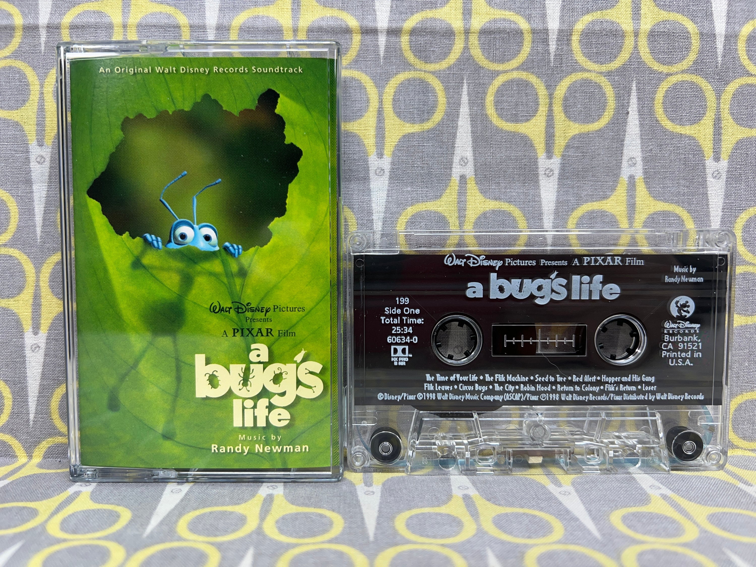 A Bug’s Life Soundtrack by Randy Newman — Cassette Tape - Etsy