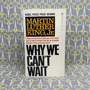 Why We Cant Wait by Martin Luther King Jr Paperback Book Vintage - Etsy