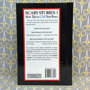 Scary Stories 3 More Tales to Chill Your Bones by Alvin Schwartz ...