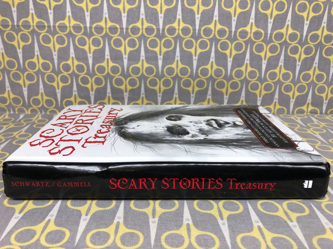 Scary Stories Treasury by Alvin Schwartz Hardcover Book Scary | Etsy