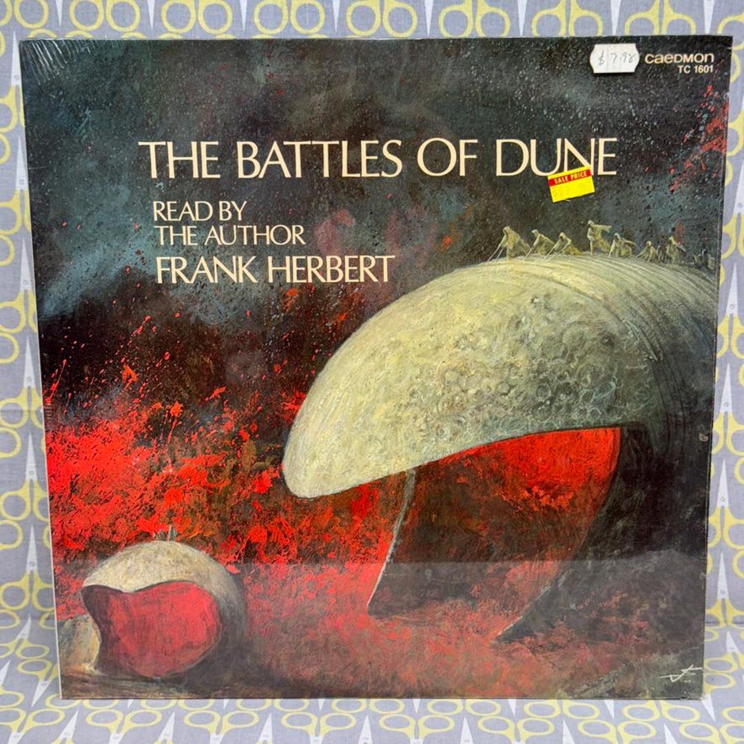 The Battles of Dune by Frank Herbert - Factory Sealed Vintage Vinyl ...