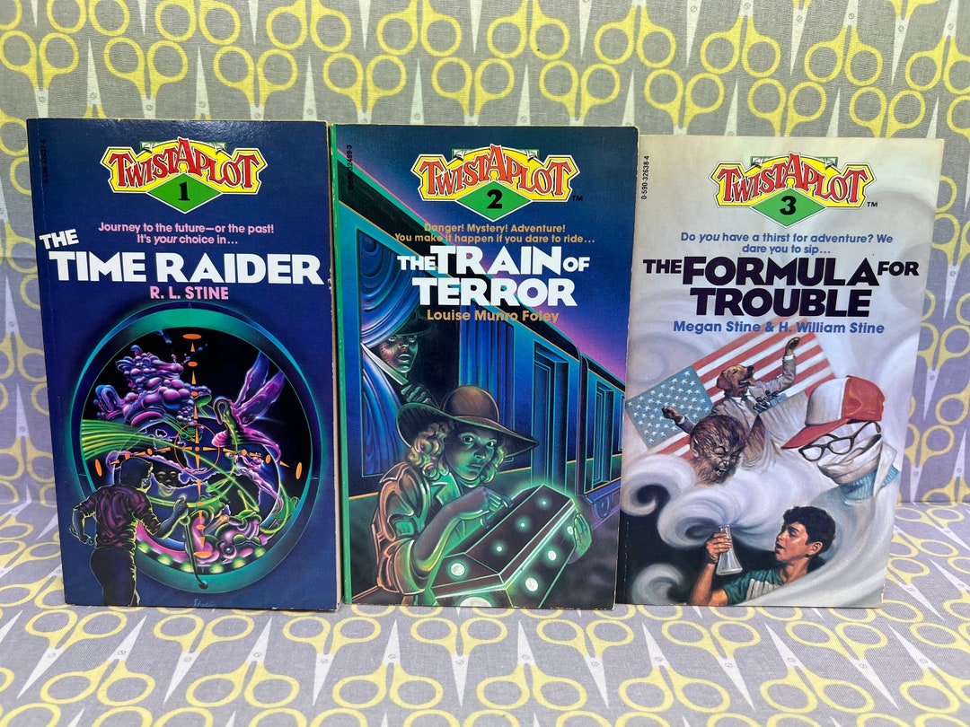Time Raider, Train of Terror, Formula for Trouble by RL Stine and ...