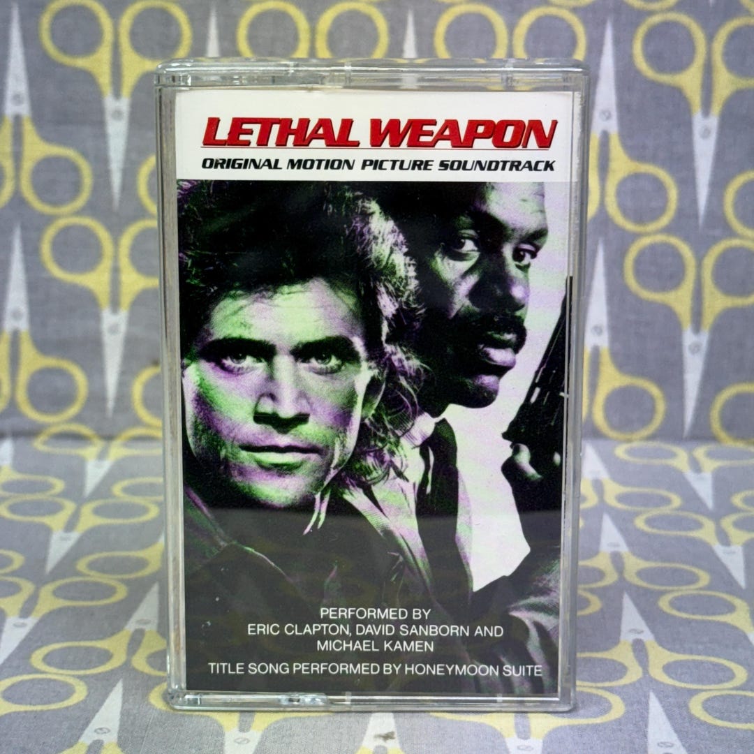 Lethal Weapon Original Motion Picture Soundtrack Cassette Tape Vintage ...