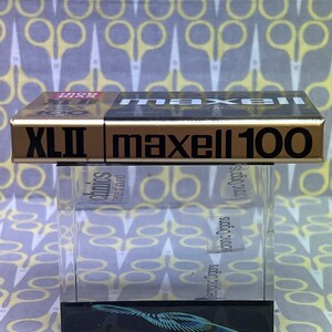 Sealed Maxell XL II 100 Blank Audio Cassette Tape Position IEC Type ...