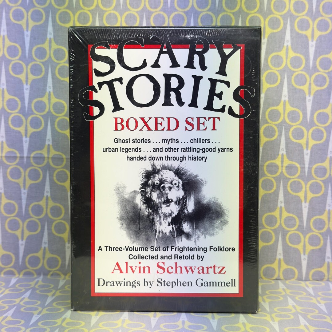 Sealed Scary Stories to Tell in the Dark Boxed Set by Alvin Schwartz ...