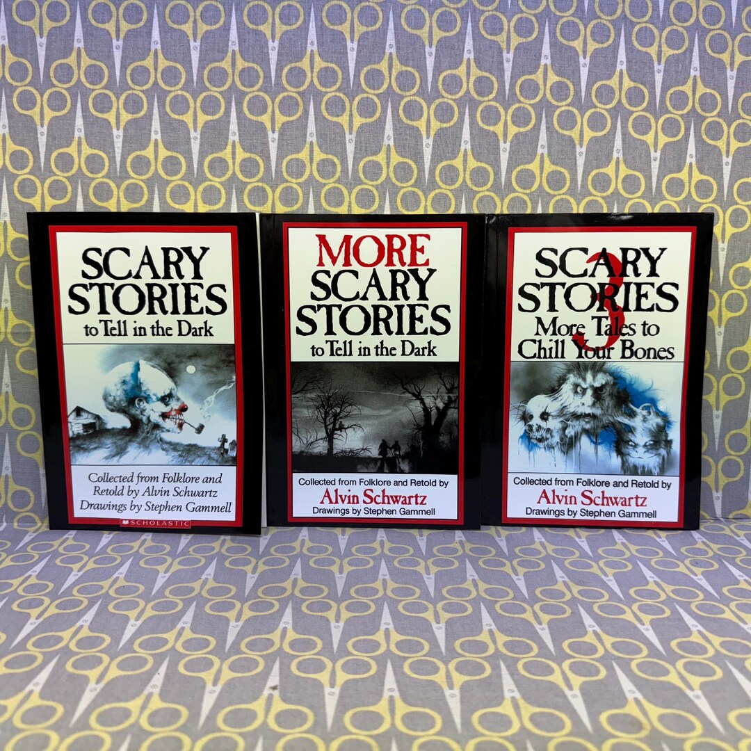 Scary Stories to Tell in the Dark Trilogy by Alvin Schwartz - Original ...
