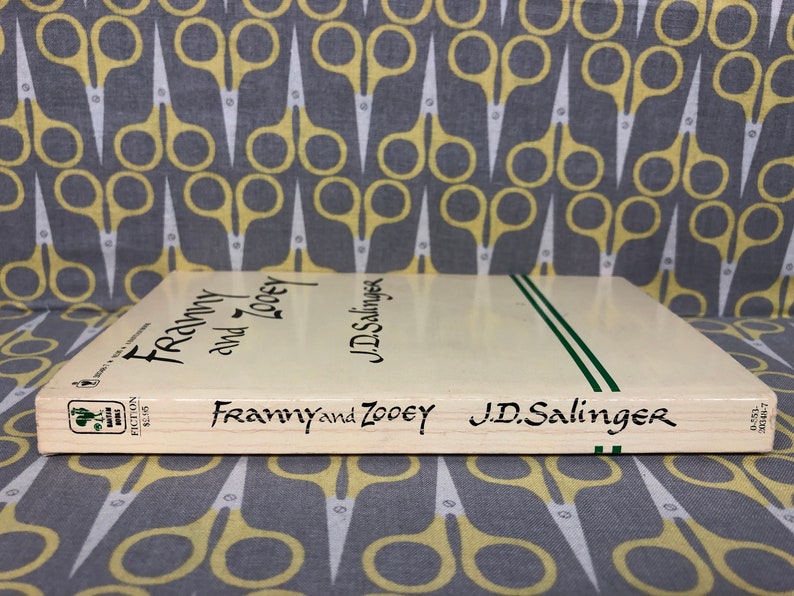 Franny and Zooey by JD Salinger Paperback Book Vintage - Etsy